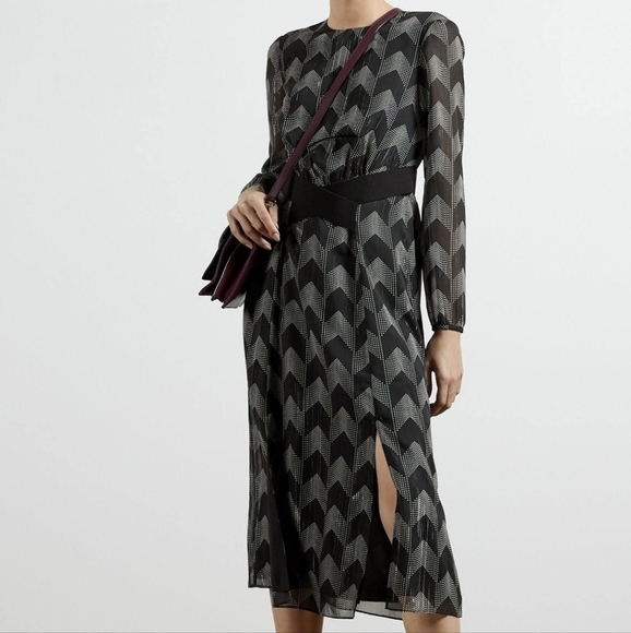 Ted Baker London | Dresses | Ted Baker Aselli Atlas Double Split Midi ...